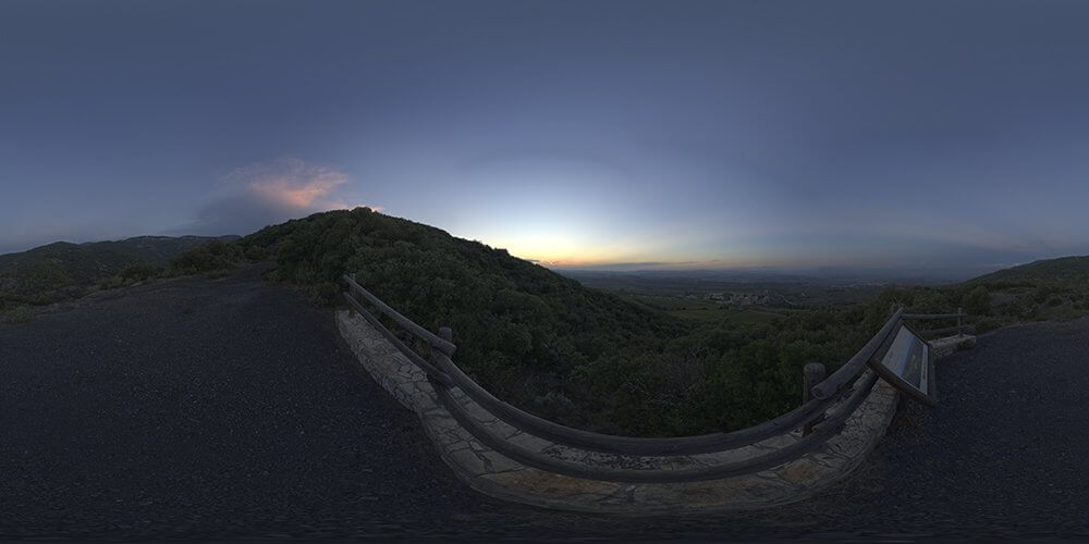 Mountain Sunset 02 (HDRI 078) - HDR Image by omayolas