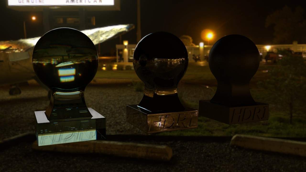Tucumcari Night Motel (HDRI 026) - HDR Image by omayolas