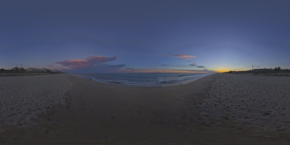 Vilassar Beach Sunset 03 (HDRI 091) - HDR Image by omayolas