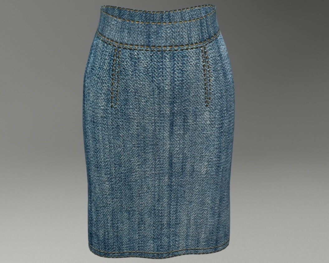 Basic Skirt - Free 3D Model by Omega1968