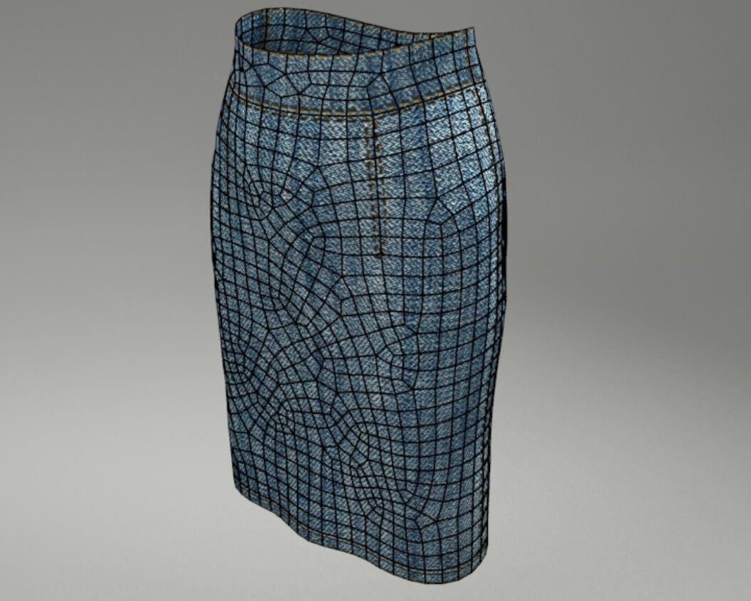 Basic Skirt - Free 3D Model by Omega1968