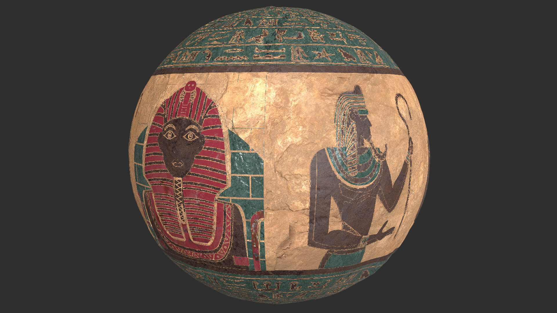 Ancient Egypt Wall PBR 4K Texture by omer kamal