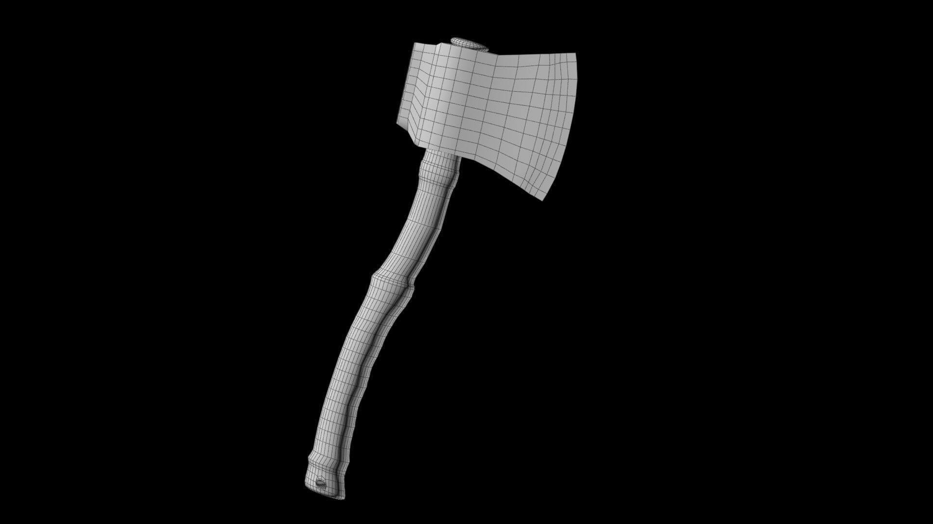 Axe - 3D Model by omer kamal