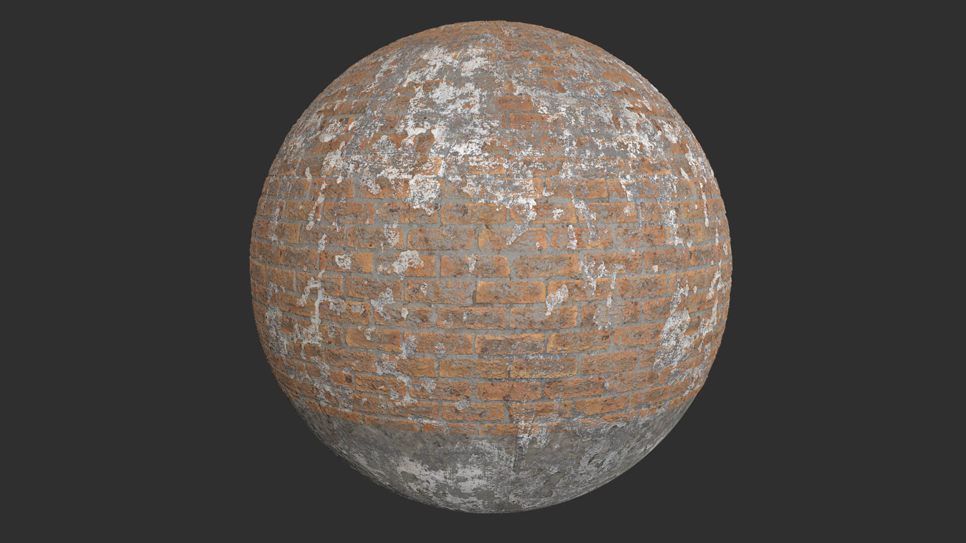 Damaged Brick Wall PBR 4K Textures - 3D Texture by omer kamal
