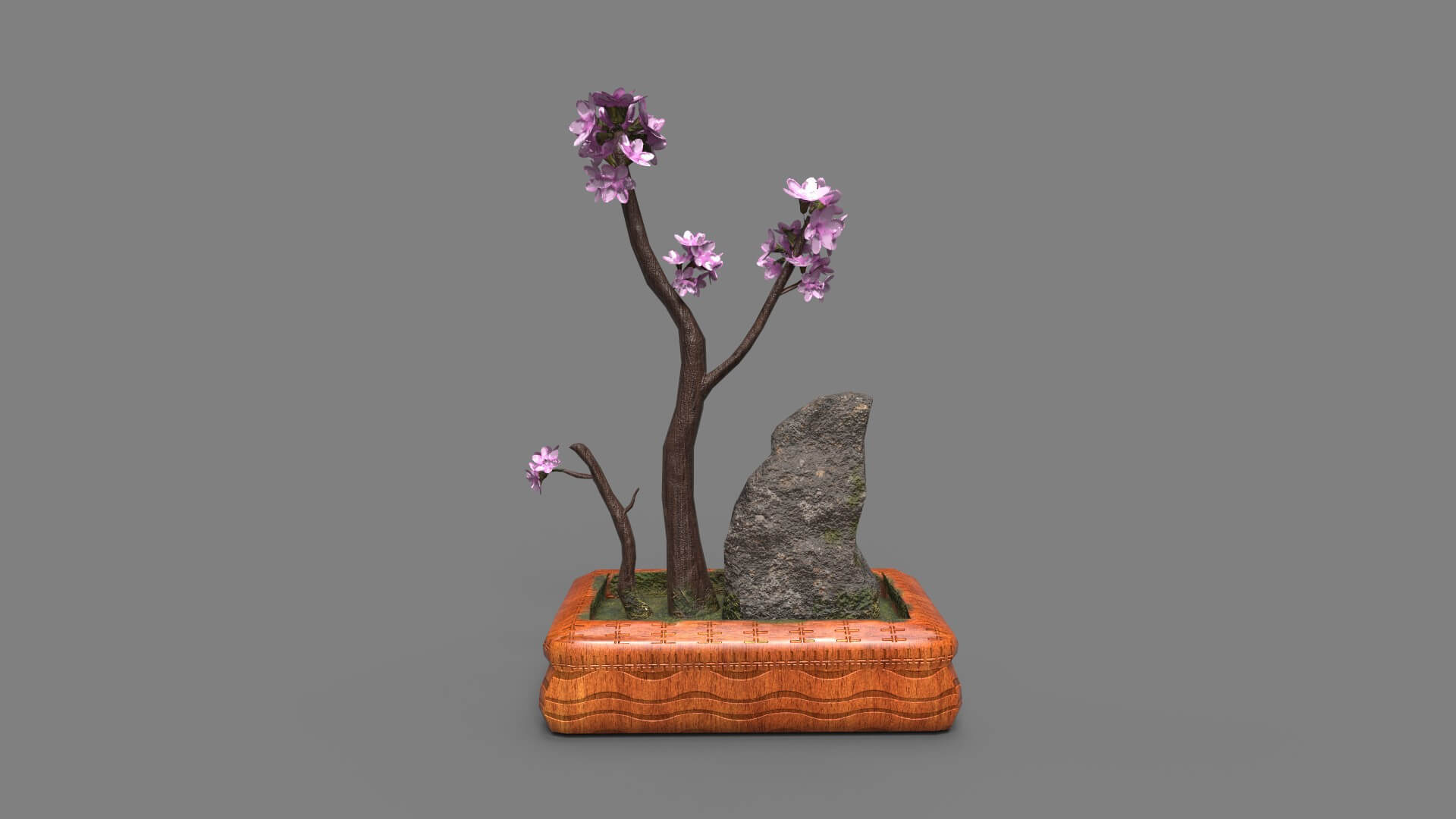 Bonsai Plant 3D Render, Digital Art by omer kamal