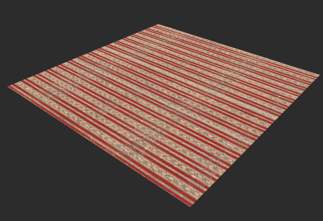 Dusty Patterned Carpet 8K Textures 3D Render by omer kamal