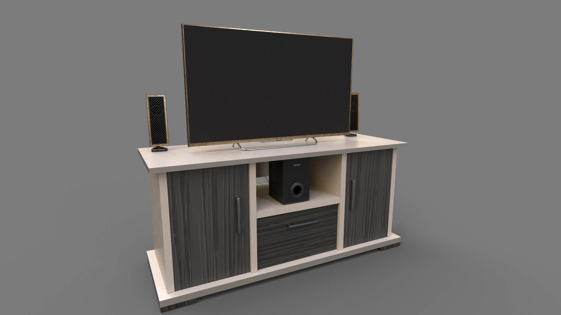 Multimedia Setup 3D Render, Digital Art by omer kamal