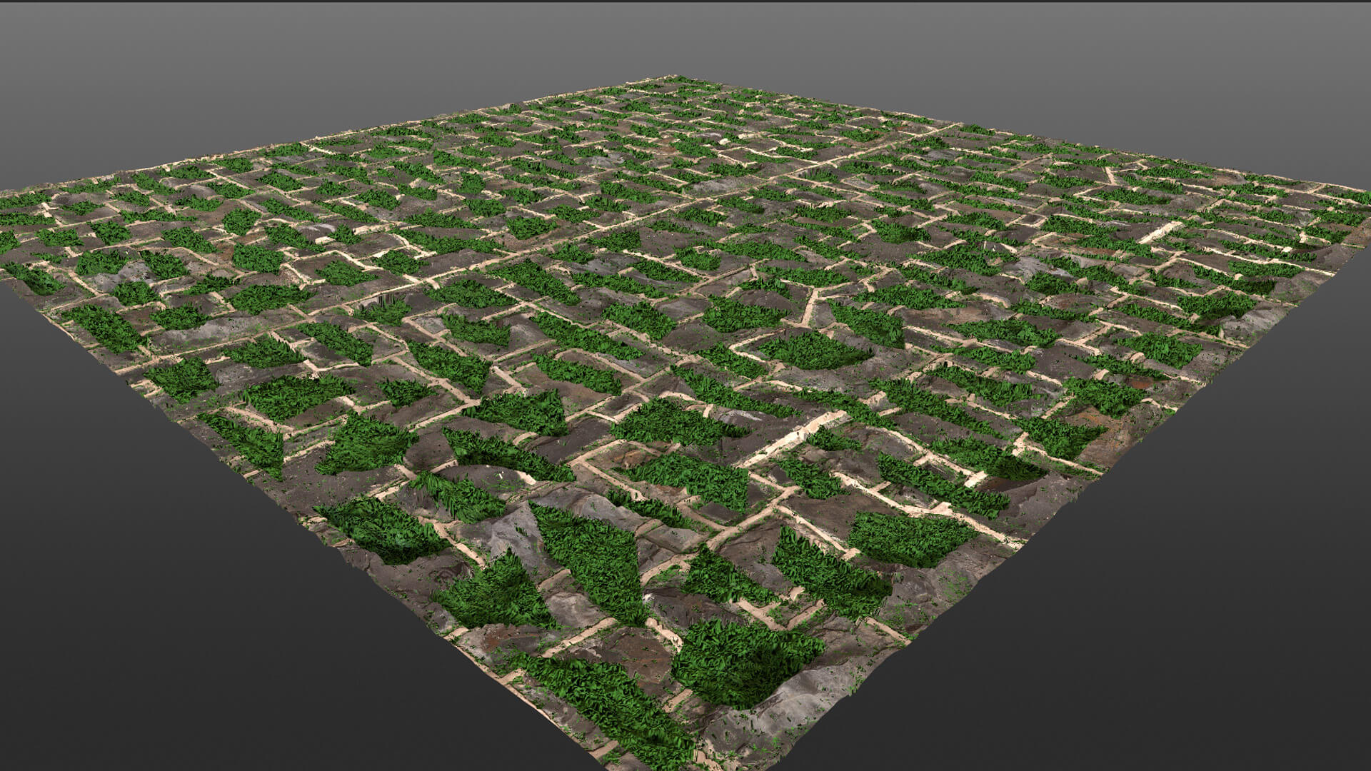 Grass Stone Flagstone 8K PBR Textures - 3D Texture by omer kamal