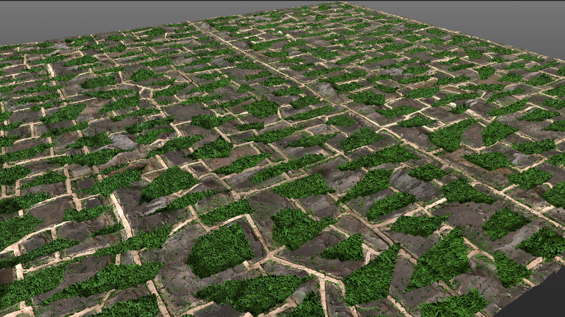 Grass Stone Flagstone 8K PBR Textures - 3D Texture by omer kamal