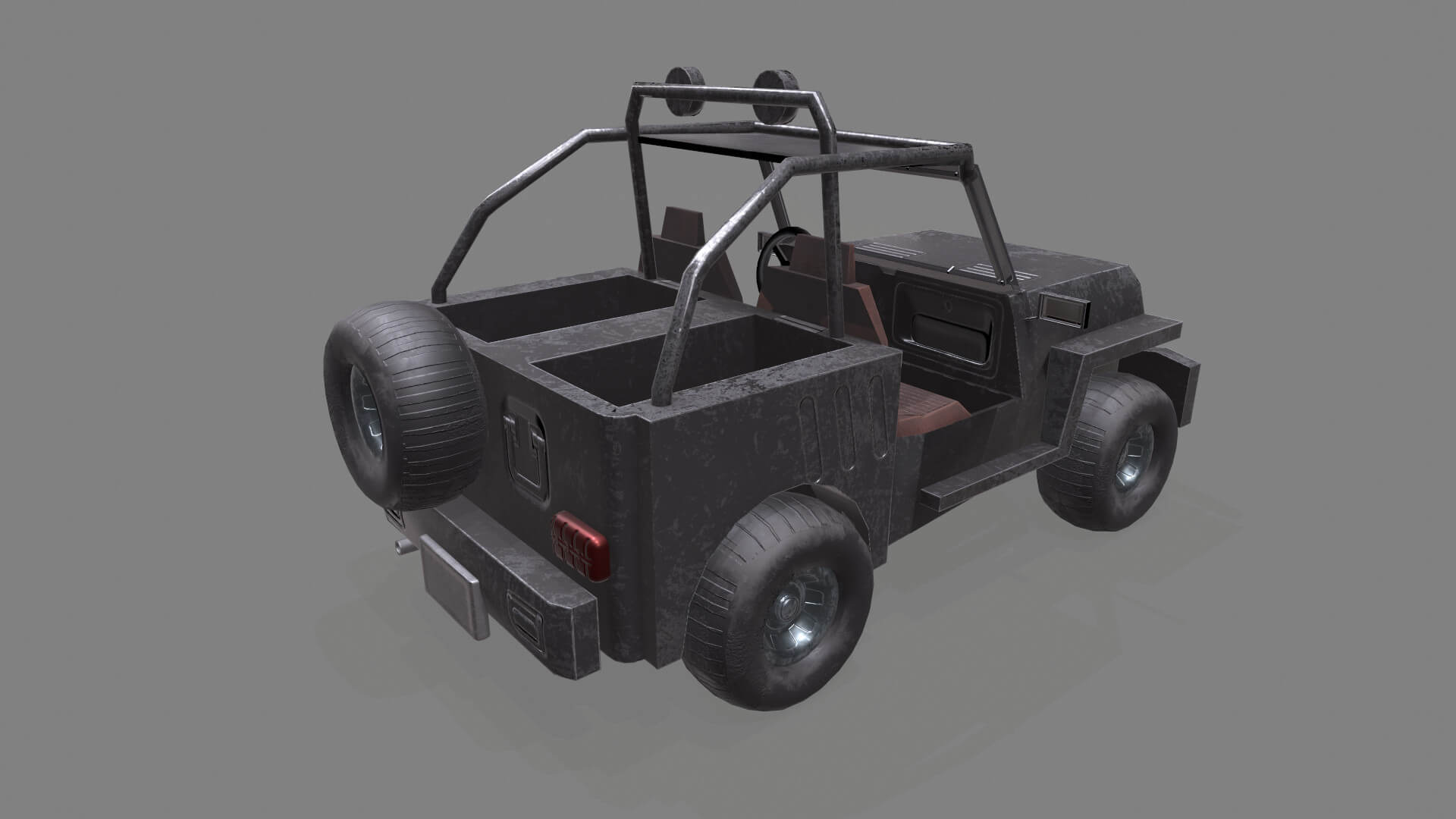 Jeep - 3D Model by omer kamal