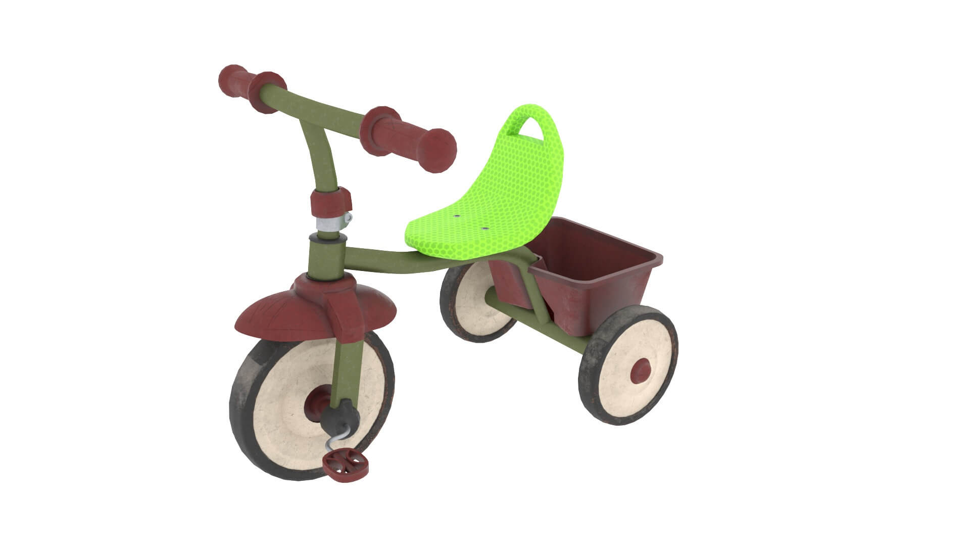 Kids Tricycle - 3D Model by omer kamal
