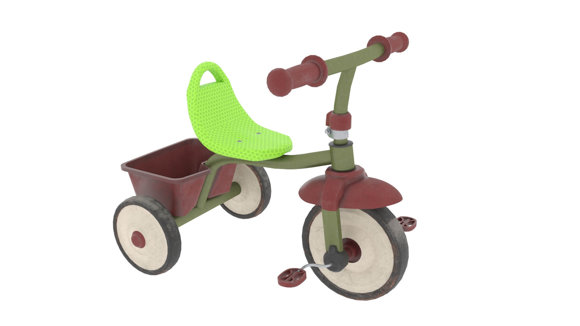 Kids Tricycle - 3D Model by omer kamal
