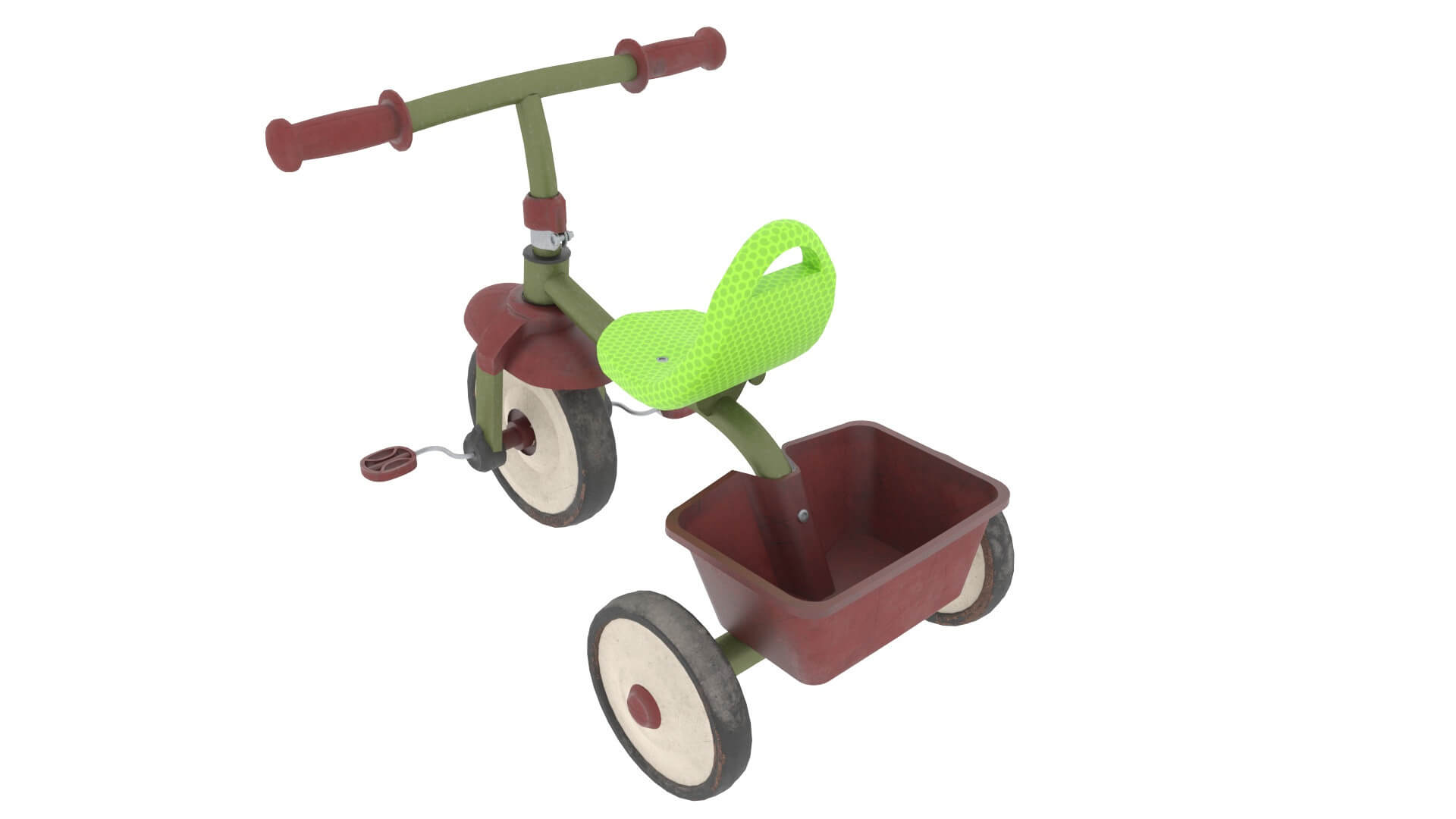 Kids Tricycle - 3D Model by omer kamal