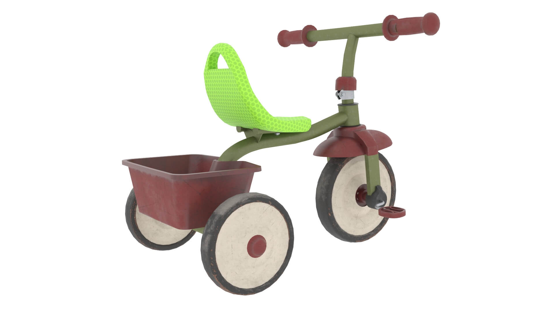 Kids Tricycle - 3D Model by omer kamal