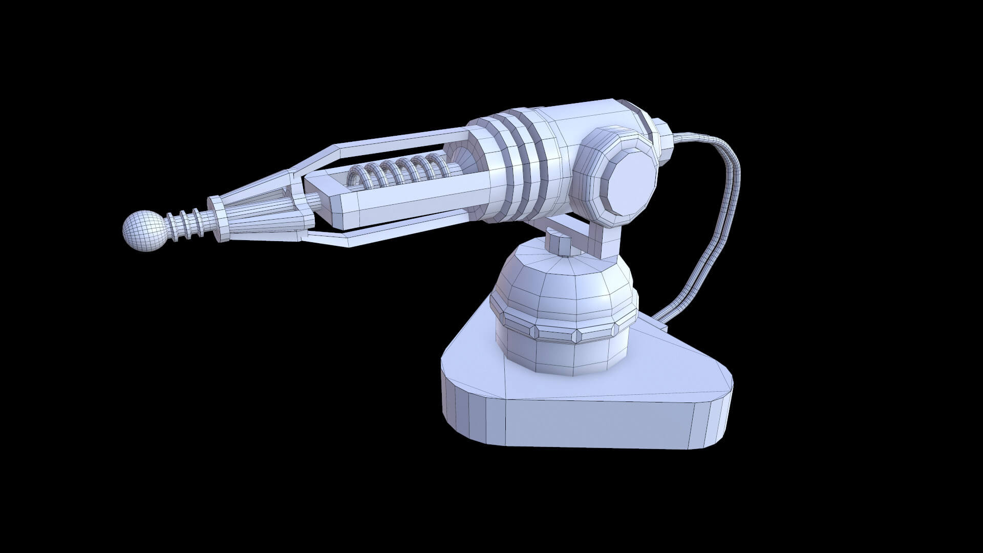 Laser Turret - 3D Model by omer kamal