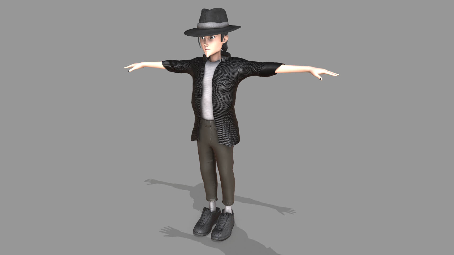 Michael Jackson Animated Character - 3D Model by omer kamal