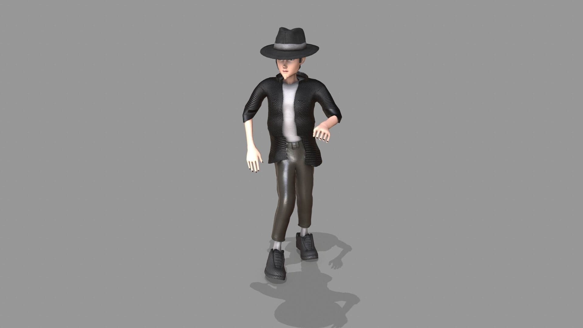 Michael Jackson Animated Character - 3D Model by omer kamal
