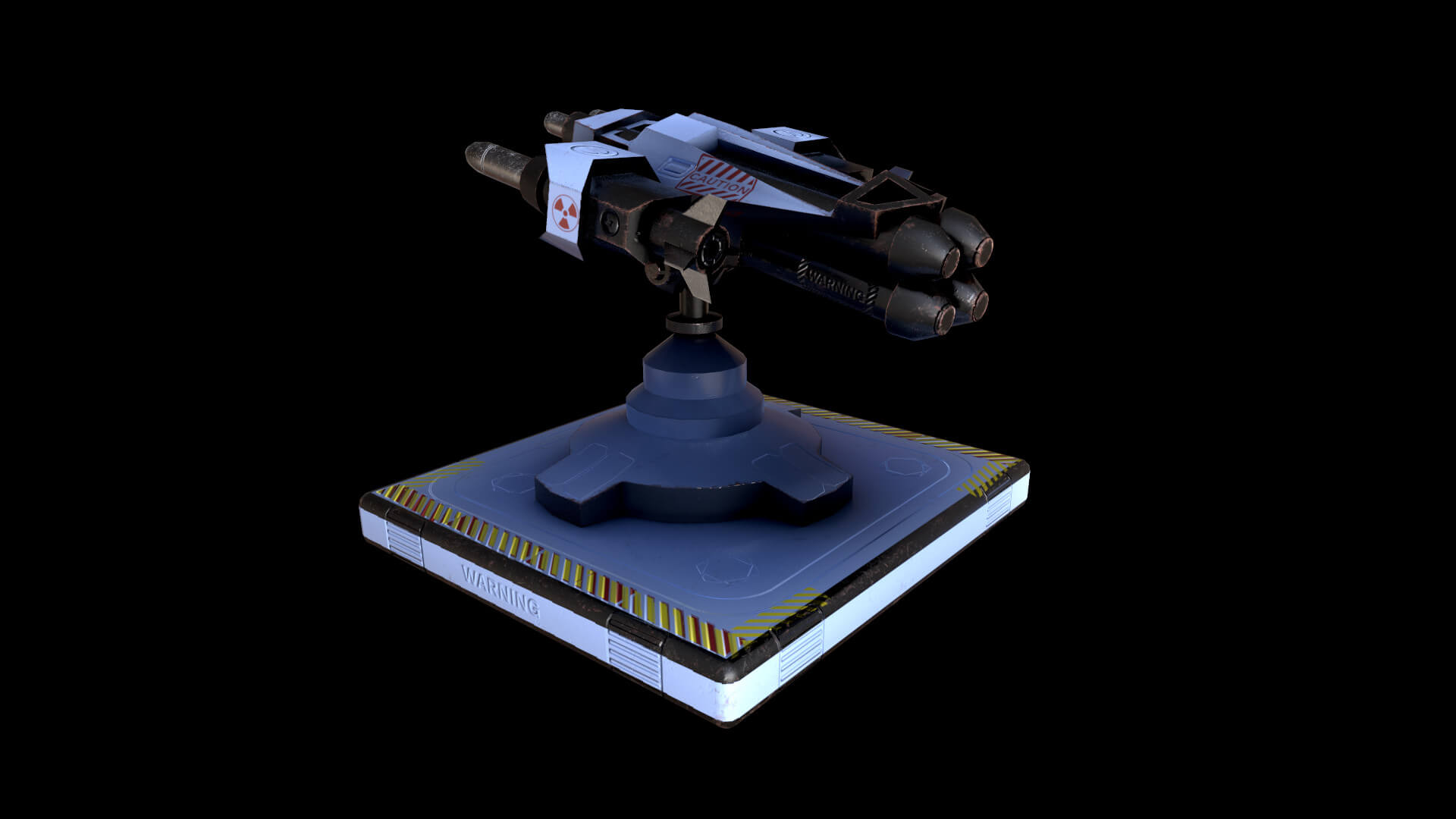 Missile Turret - 3D Model by omer kamal