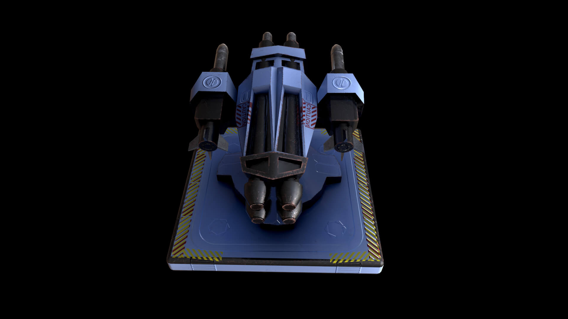Missile Turret - 3D Model by omer kamal