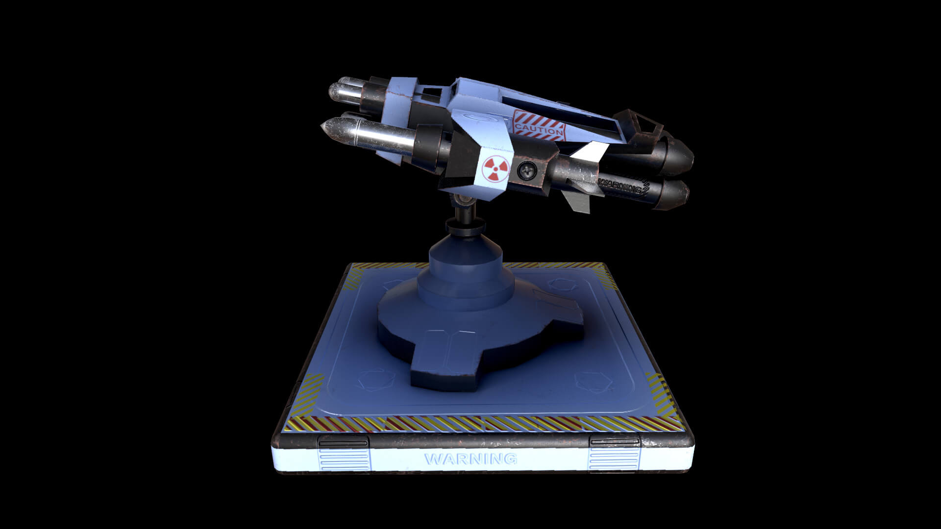 Missile Turret - 3D Model by omer kamal