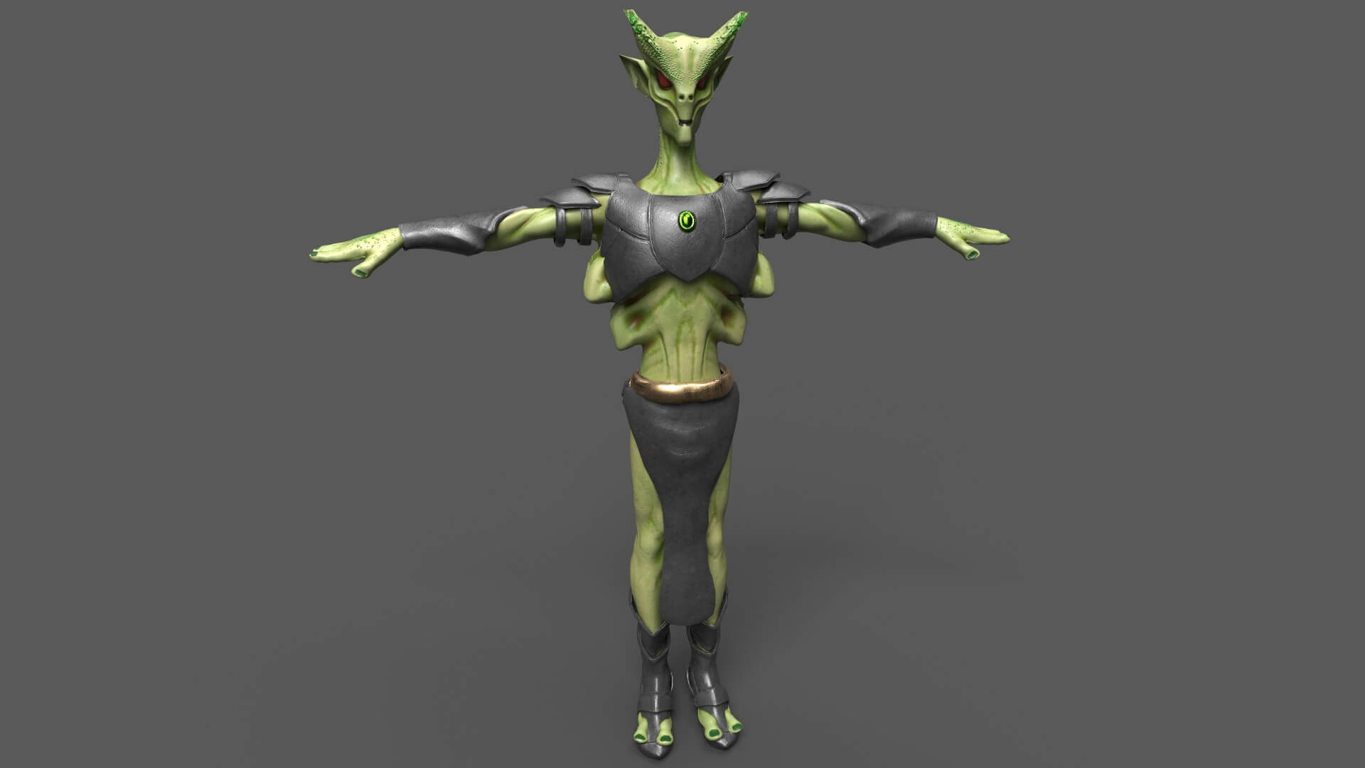 Monster Character - 3D Model by omer kamal