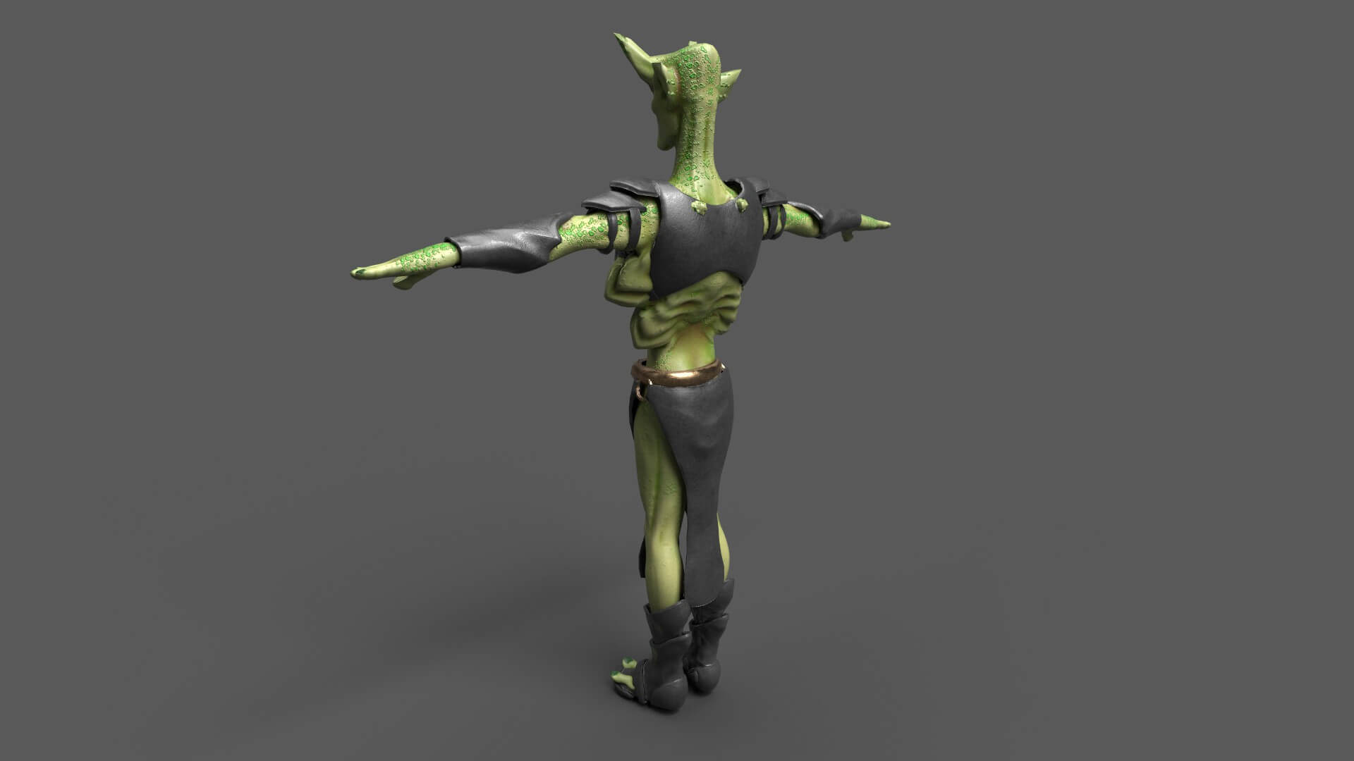 Monster Character - 3D Model by omer kamal