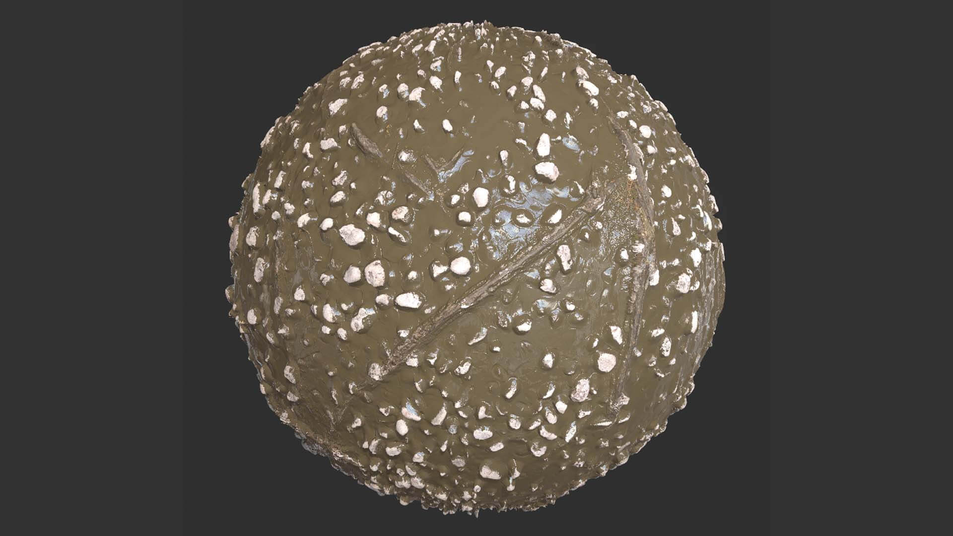 Mud Pebbles PBR 4K Texture by omer kamal