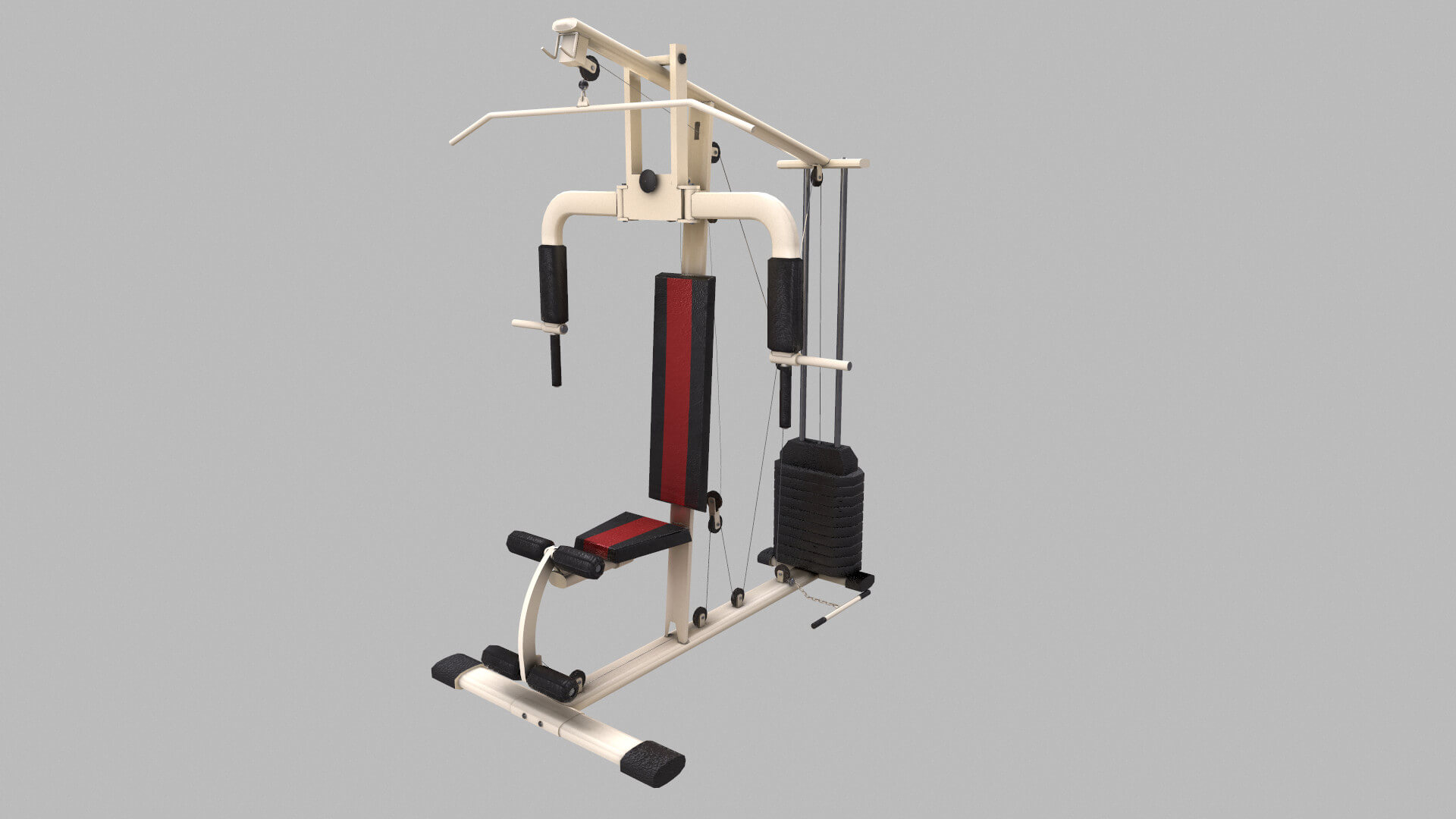 Multi Home Gym - 3D Model by omer kamal