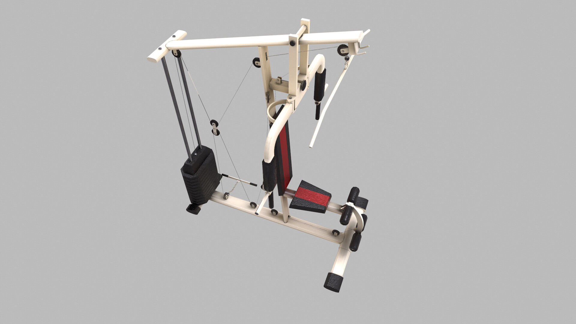 Multi Home Gym - 3D Model by omer kamal