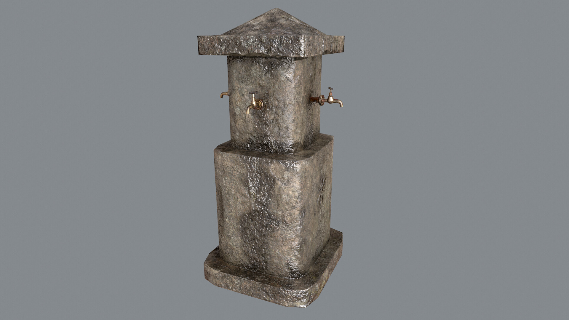 Multiple Drinking Water Taps - 3D Model by omer kamal