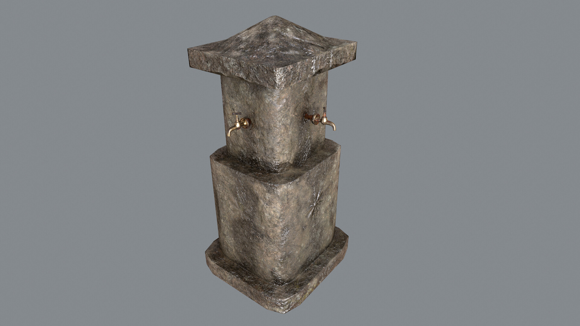 Multiple Drinking Water Taps - 3D Model by omer kamal