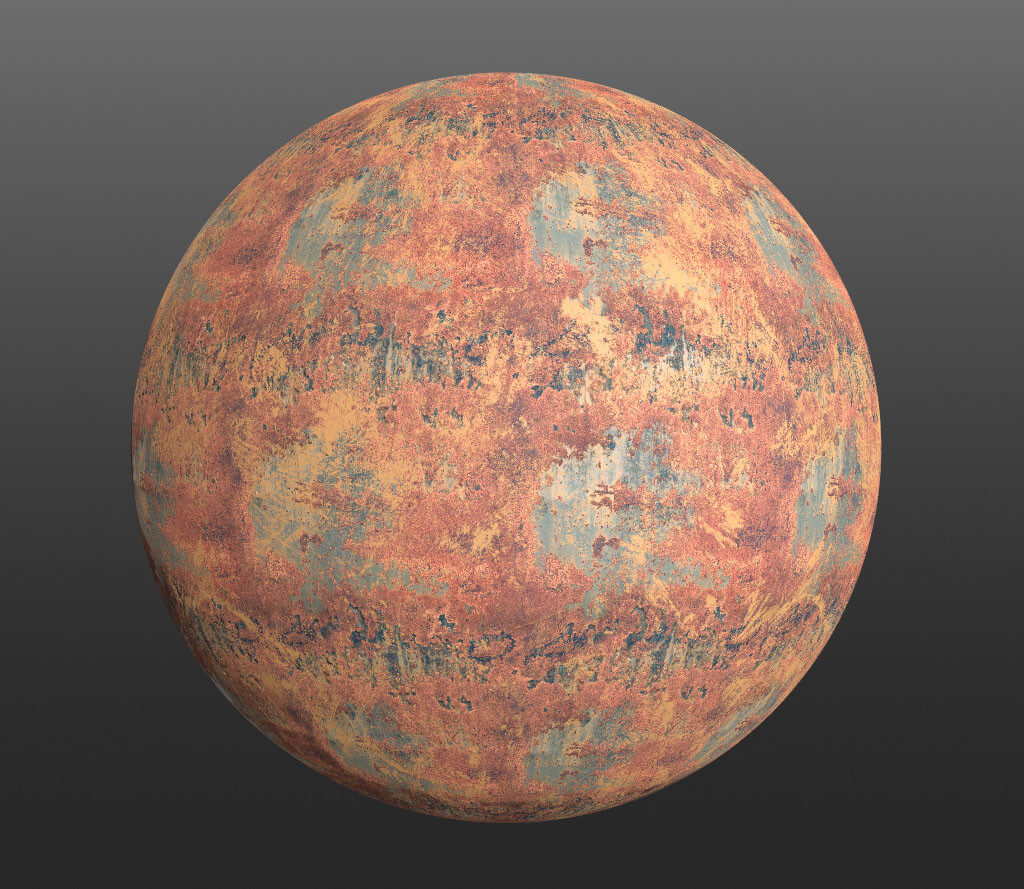 Oxidized Steel - 3D Texture by omer kamal