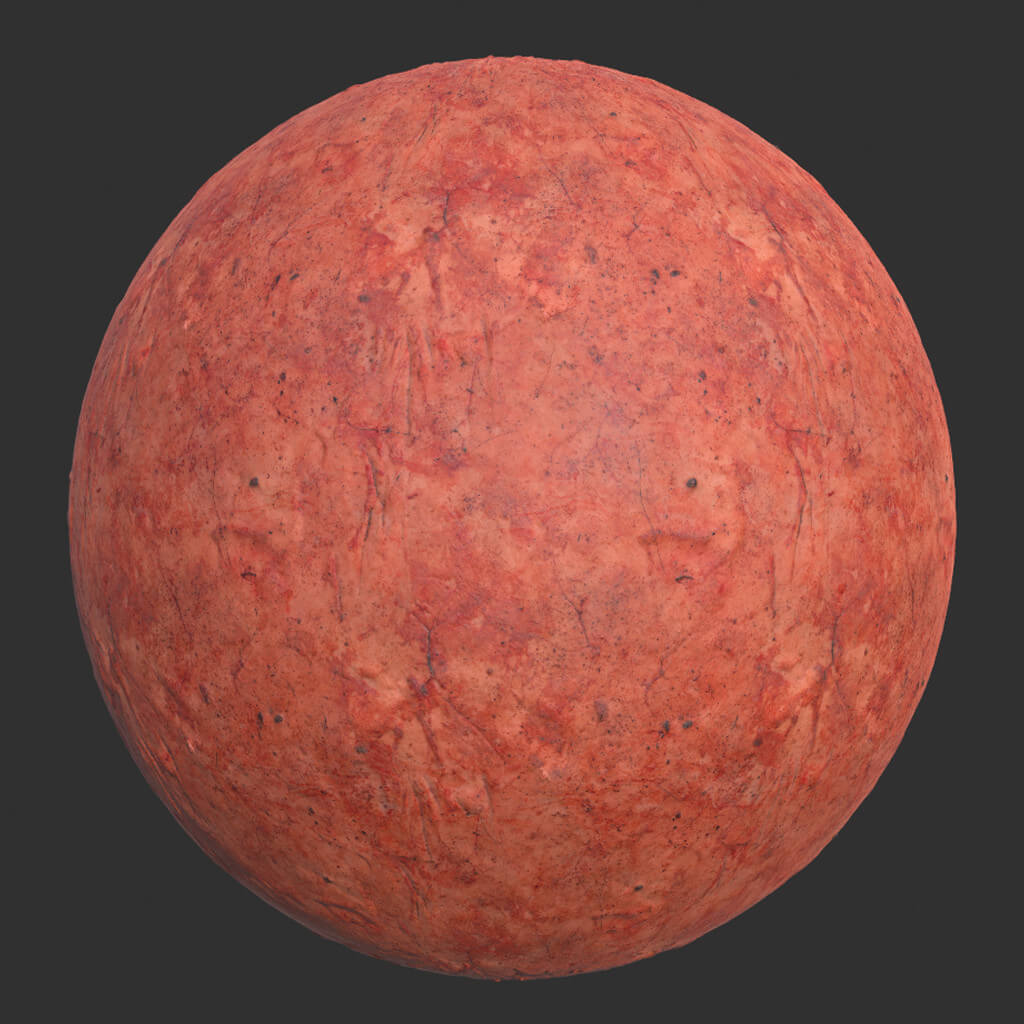 Red Skin Flesh - 3D Texture by omer kamal