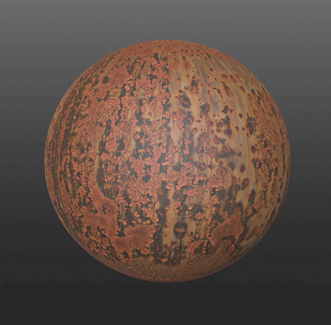 Rusted Metal Sheet - 3D Texture by omer kamal