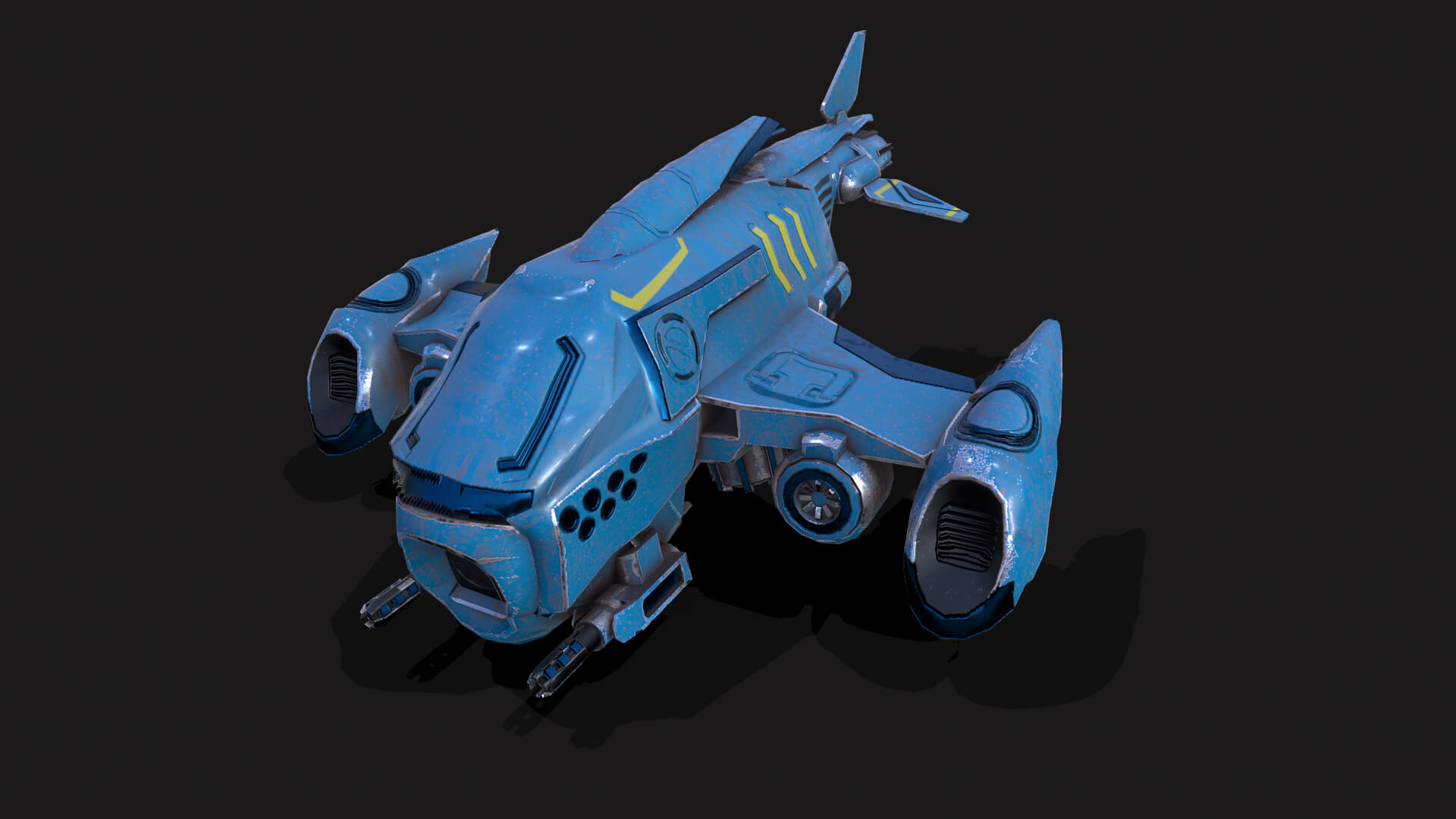 Sci-Fi Drone - 3D Model by omer kamal