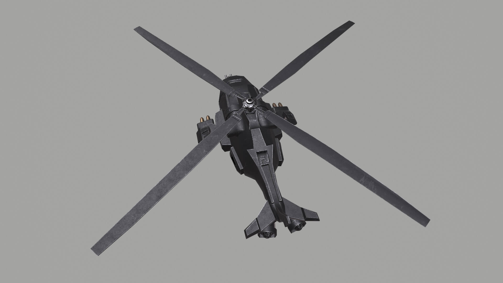 Sci-Fi Helicopter 3D Model by omer kamal