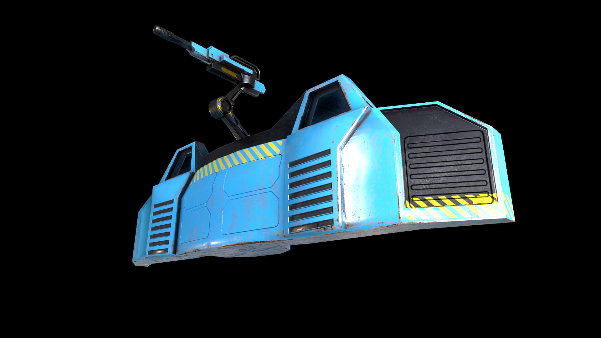 Sci-Fi Barrier 3D Model by omer kamal