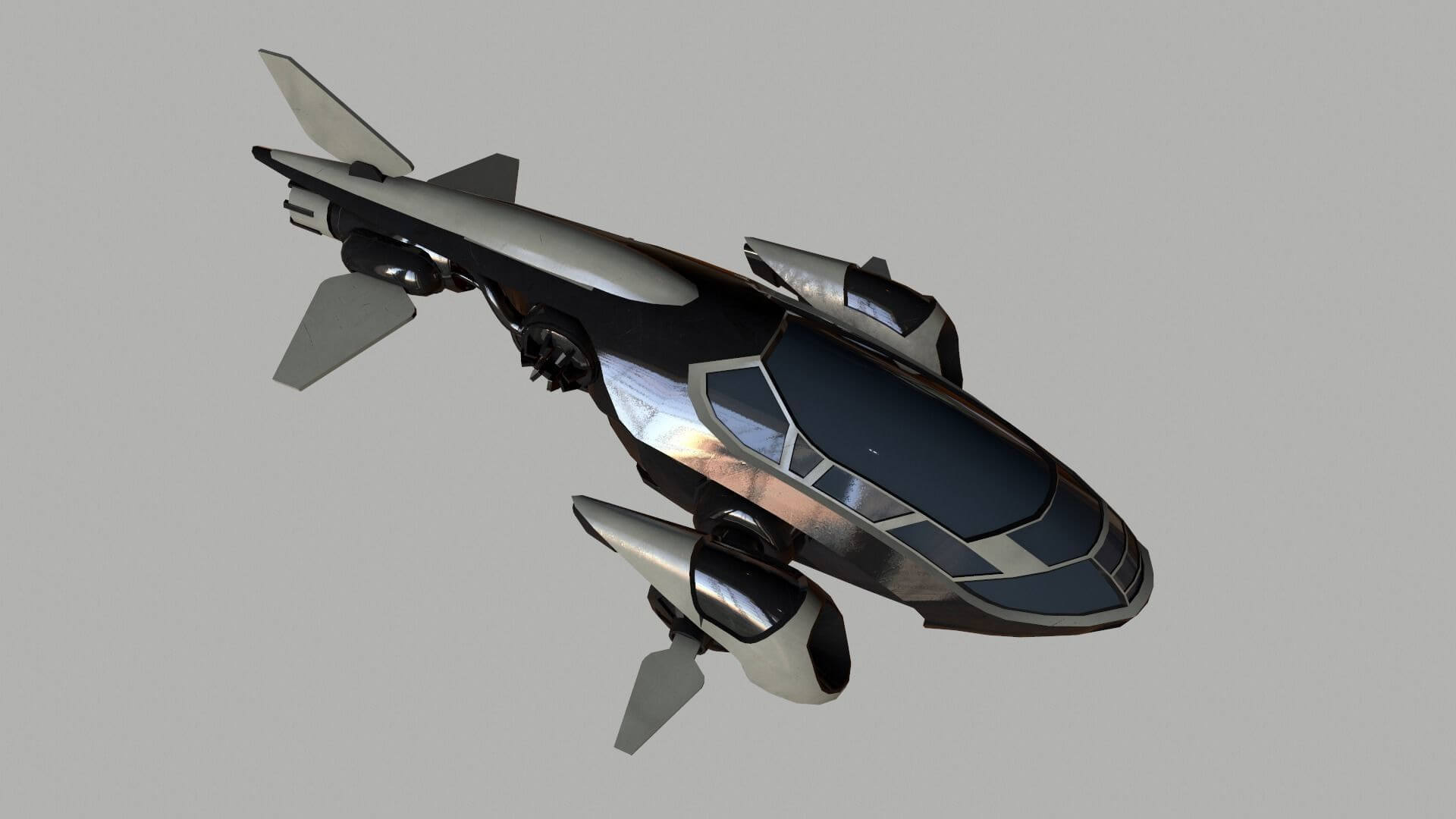 Smallship - 3D Model by omer kamal