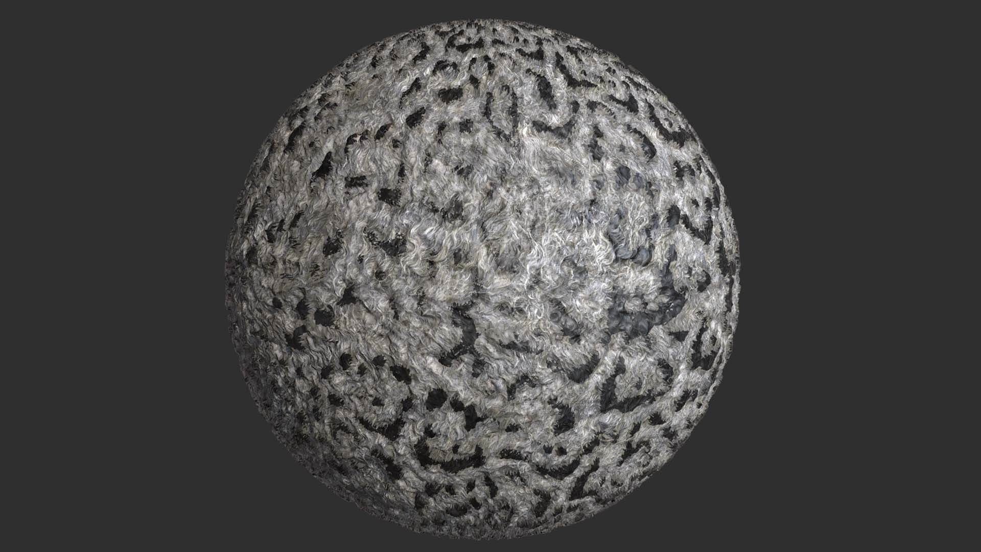 Snow Leopard Fur PBR 4K Texture by omer kamal