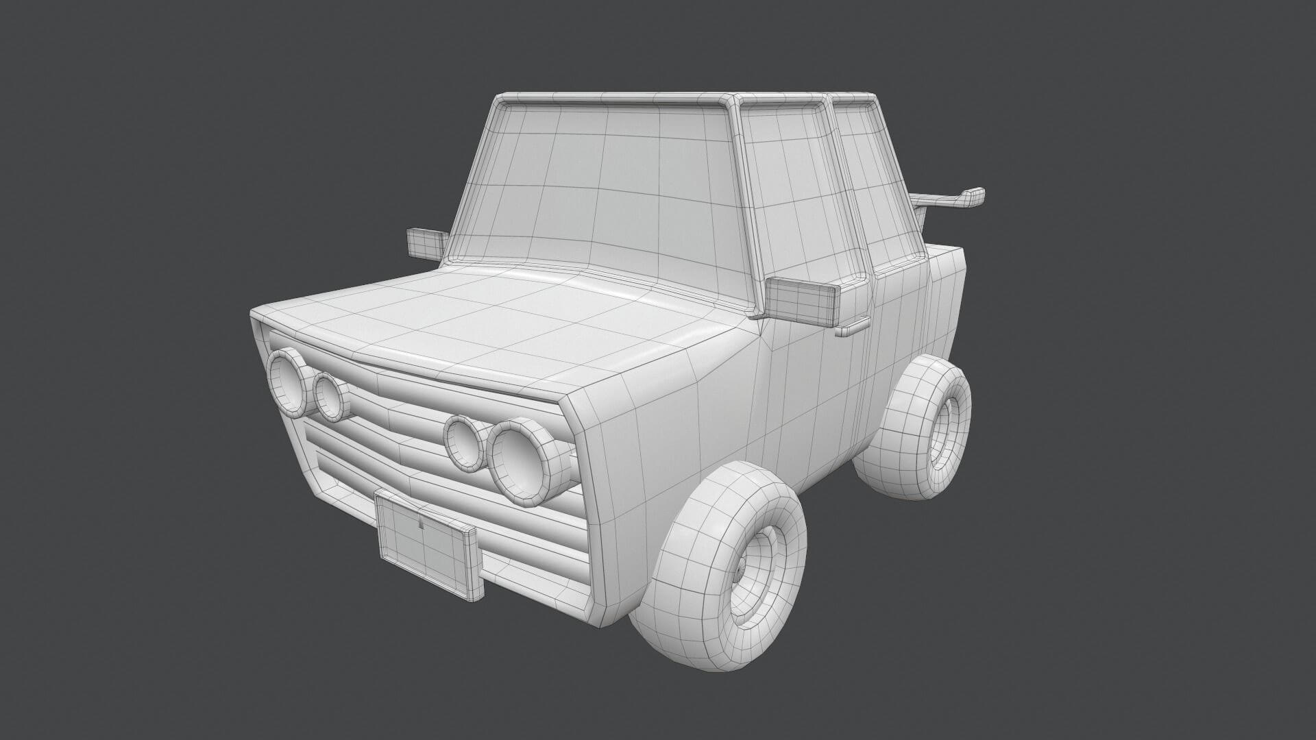 Toy Car - 3D Model by omer kamal