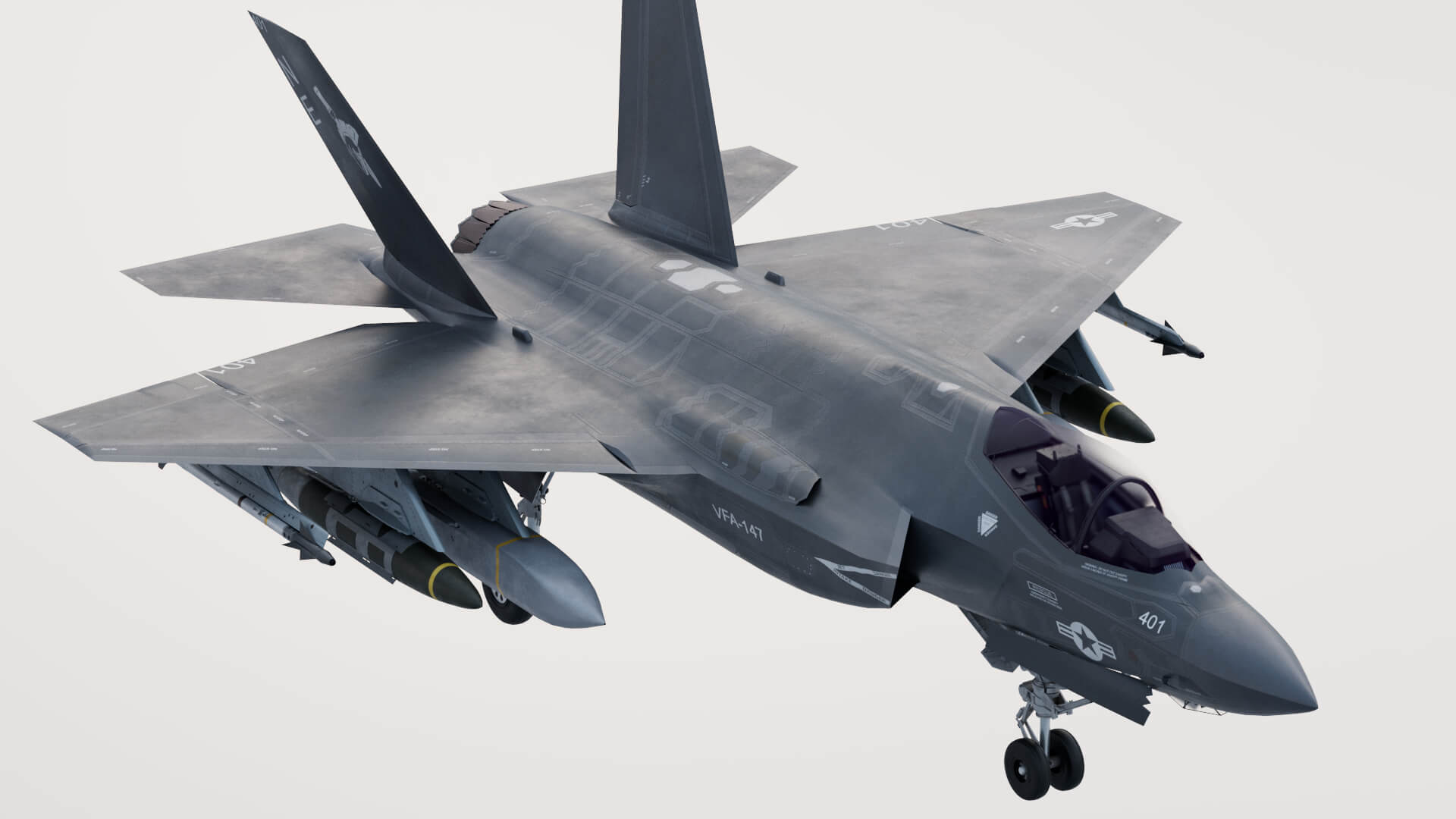 Lockheed Martin F35C Lightning II - 3D Model by omerdrv1