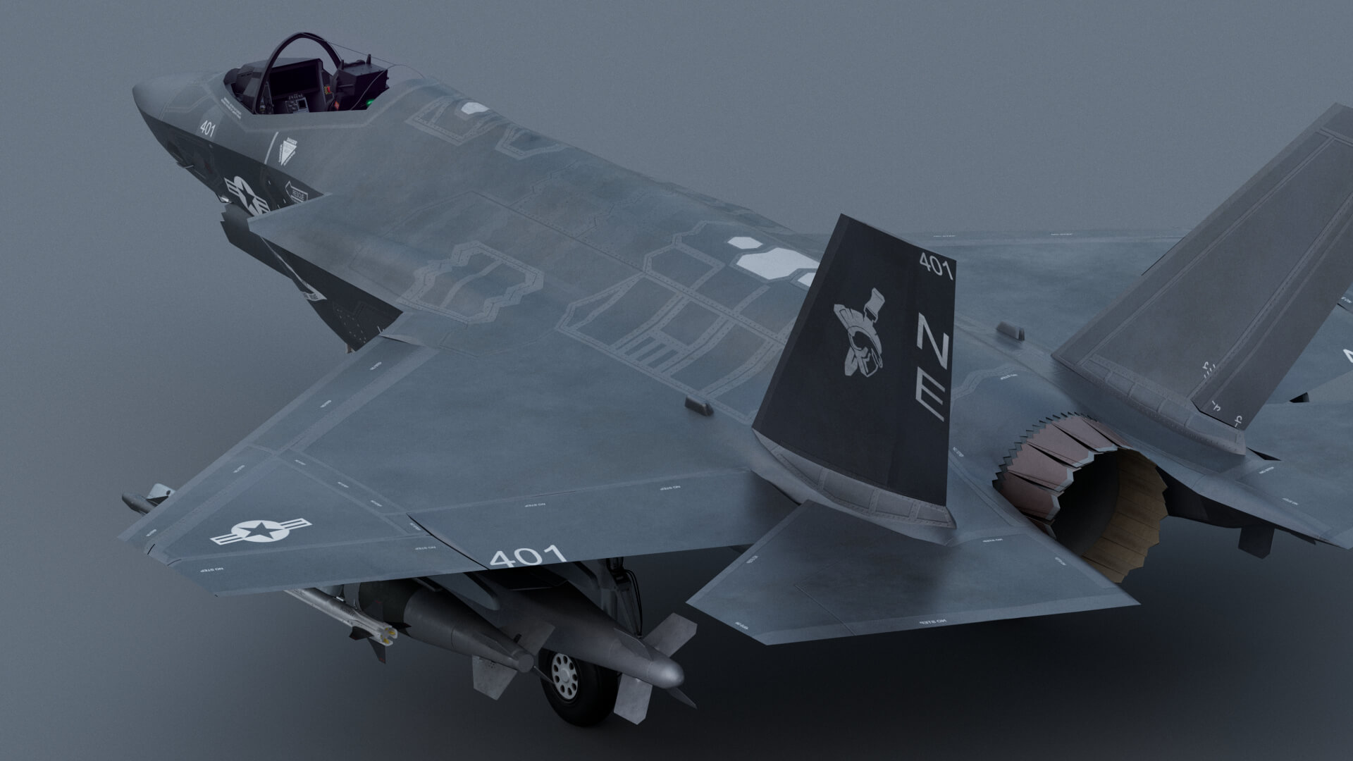 Lockheed Martin F35C Lightning II - 3D Model by omerdrv1
