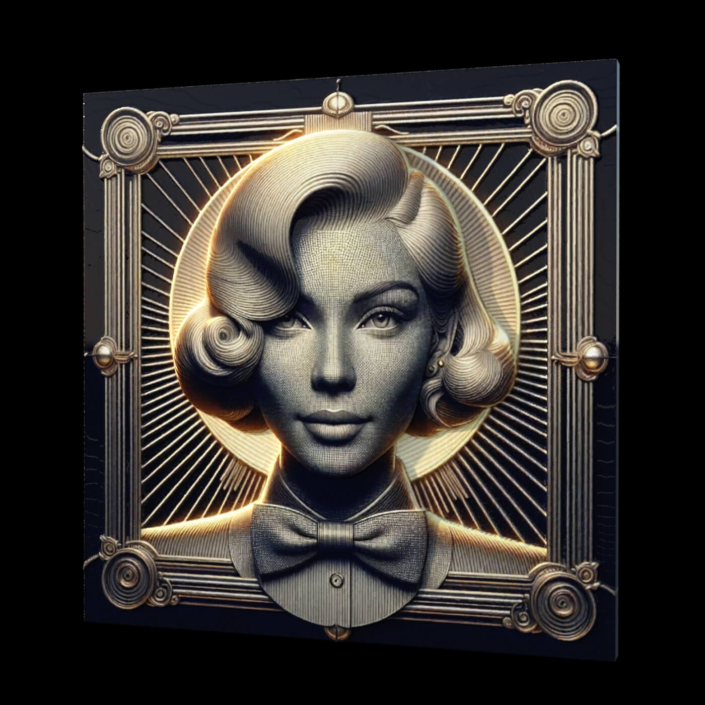 1960-Style-2-Frame&Picture Daz Content by Omni-Moulage