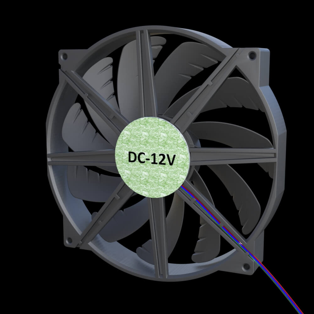 Animated DC-12V-Fan Daz Content by Omni-Moulage