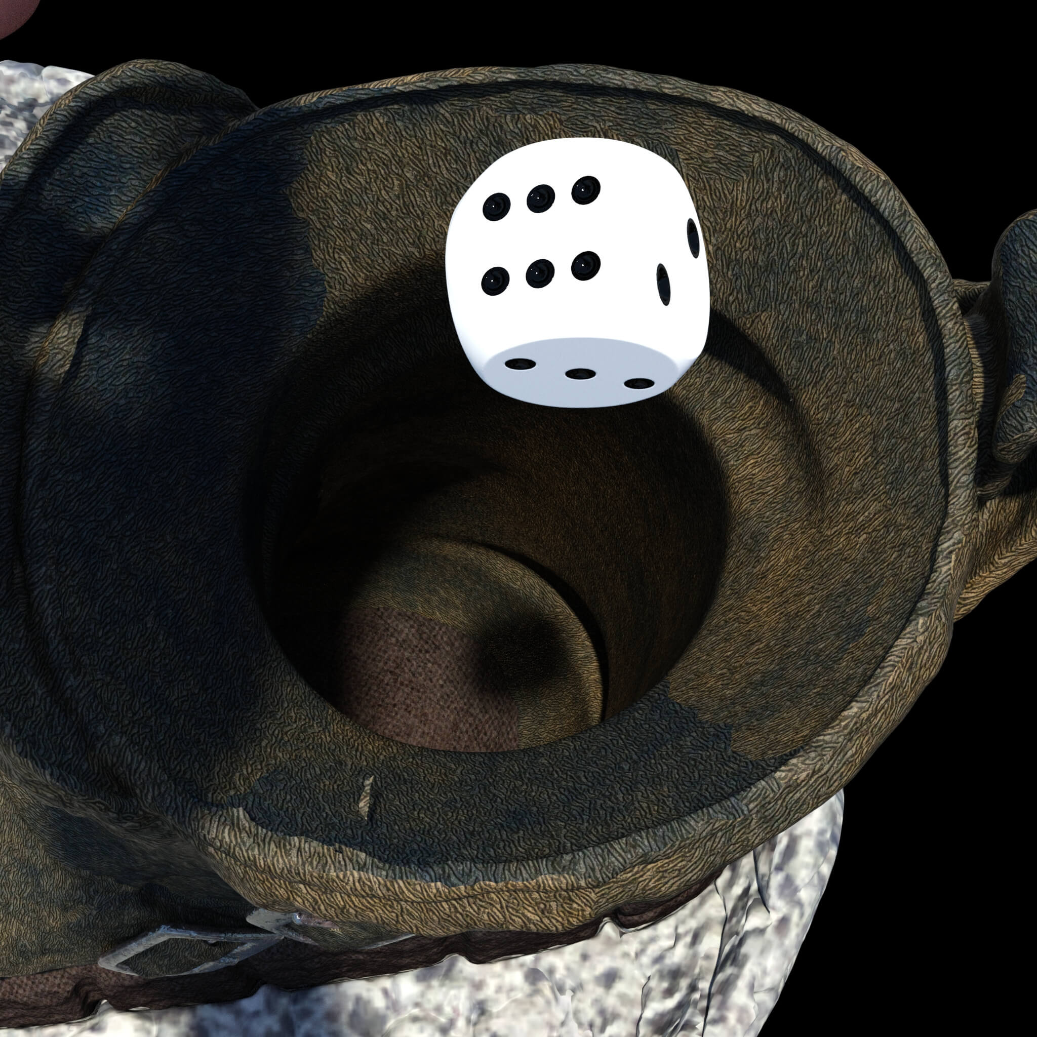 Boot-Shaped Dice Tower Daz Content by Omni-Moulage