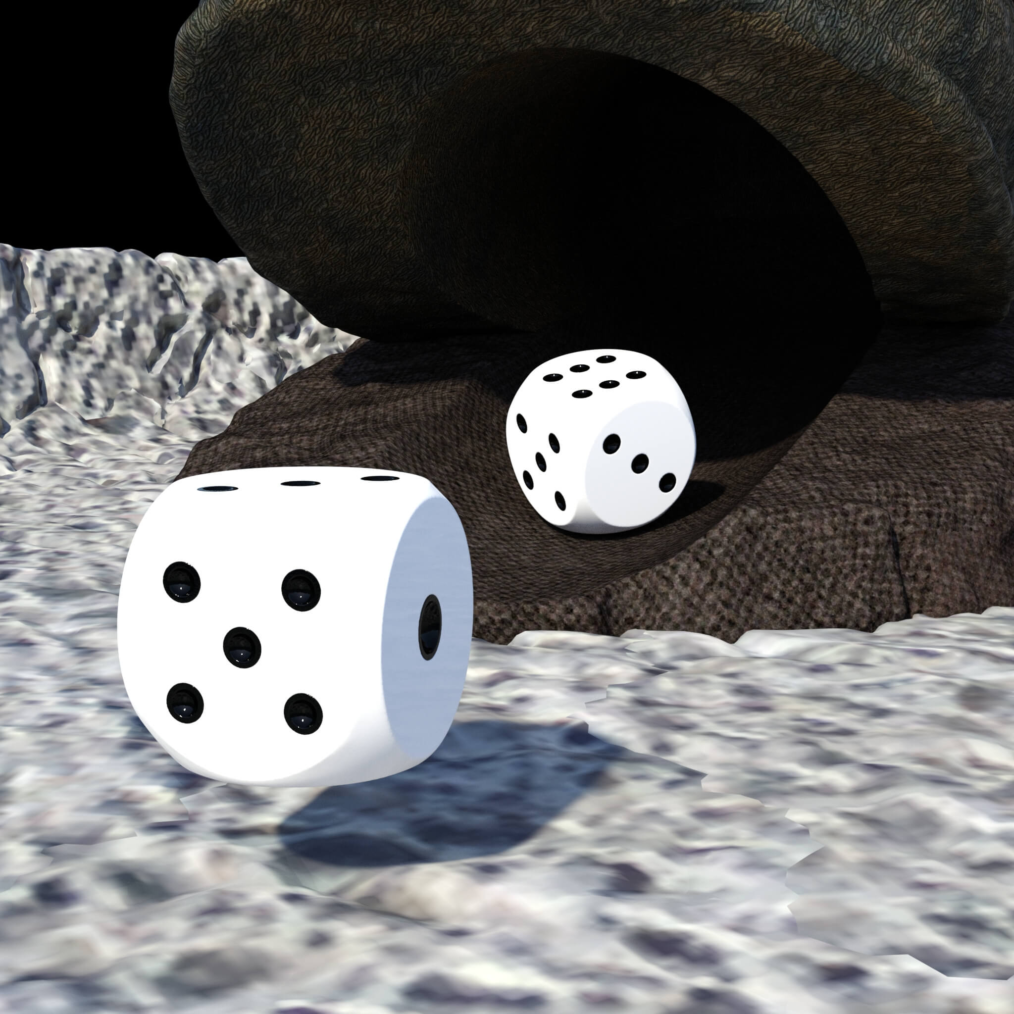 Boot-Shaped Dice Tower Daz Content by Omni-Moulage