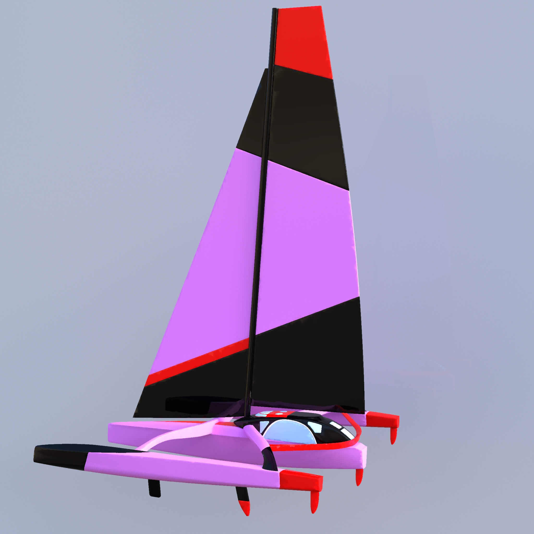 Customizable Trimaran - Daz Content by Omni-Moulage