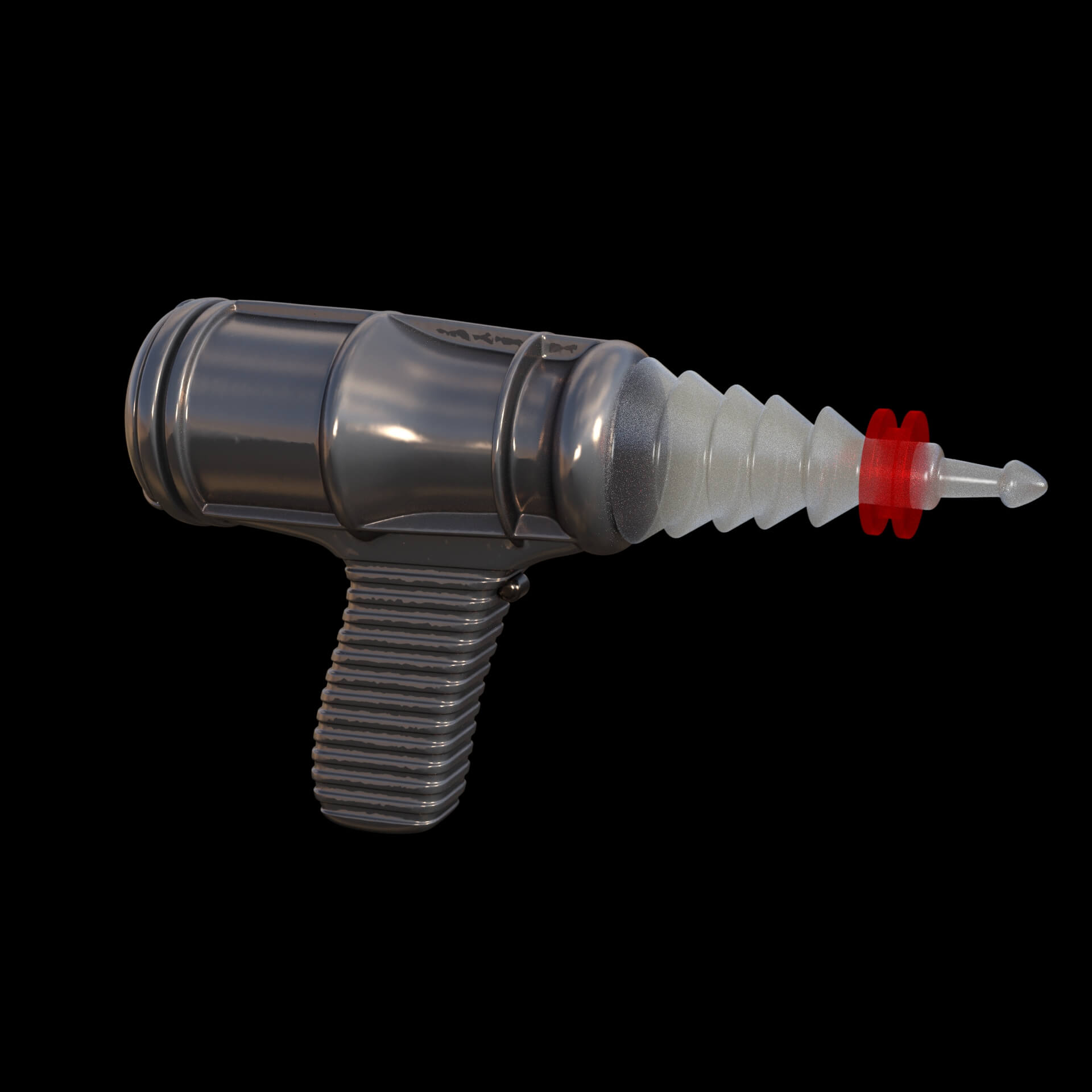 Forbidden Planet Inspired Laser Gun - Daz Content by Omni-Moulage