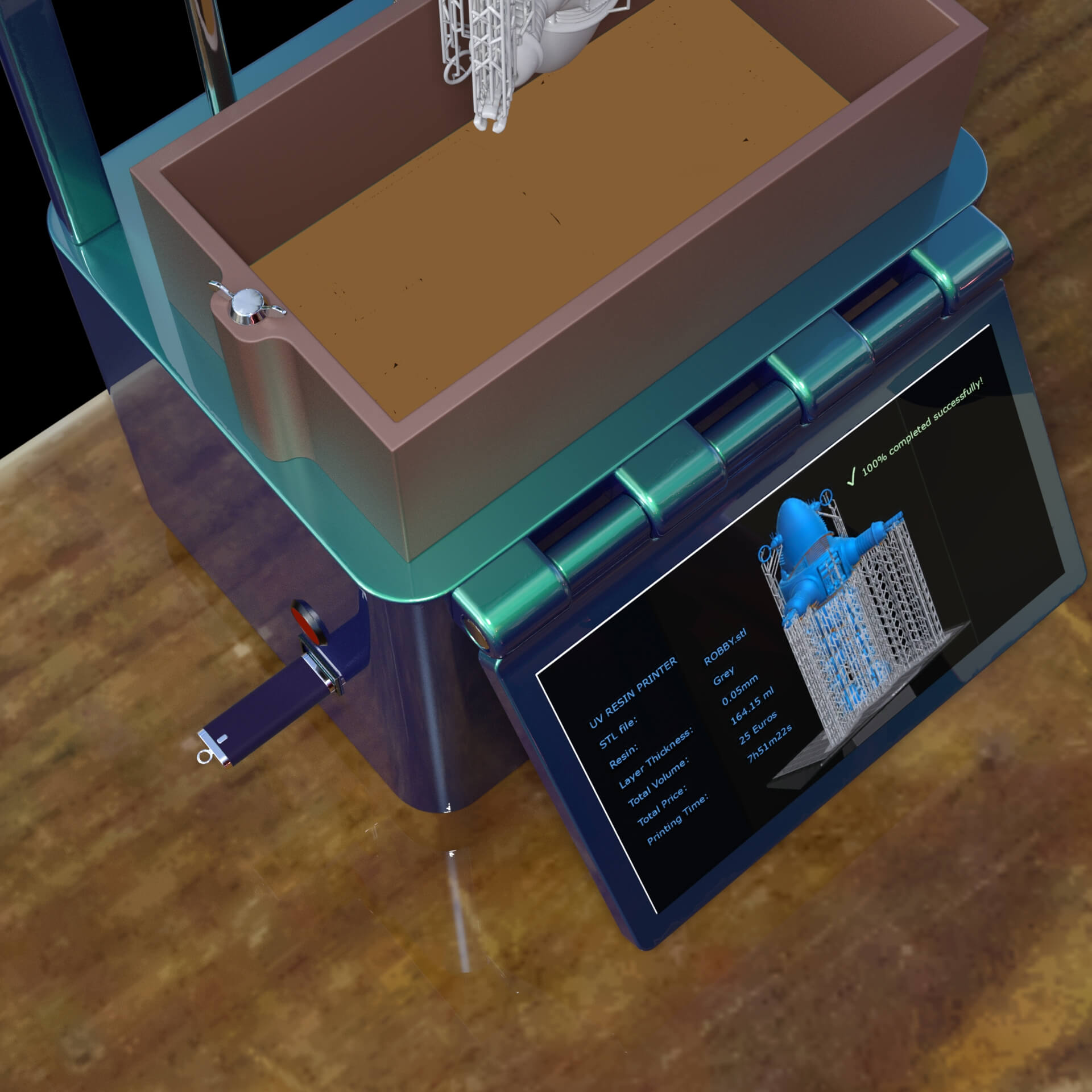 Mini-Robby Factory The Future is Here! 3D Render by Omni-Moulage