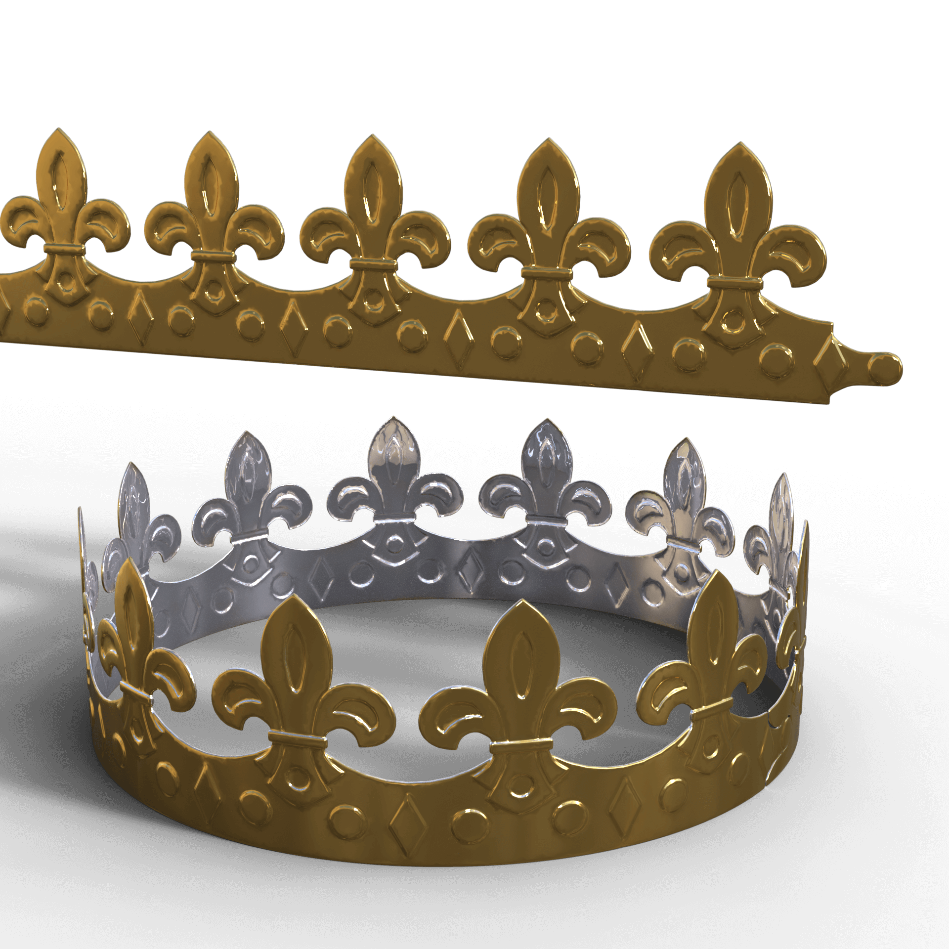 The Epiphany Crown A Royal 3D Model for Daz3D 3D Render